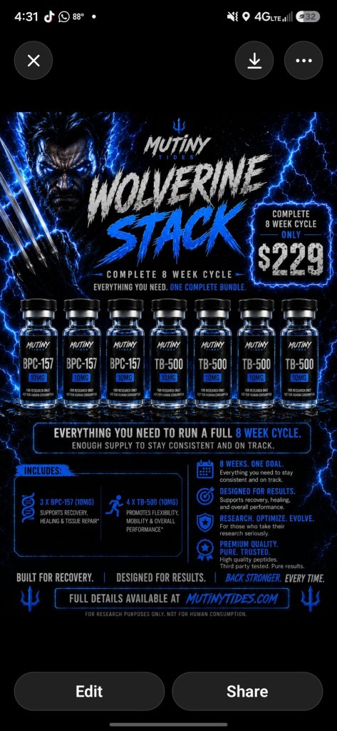 8 Week Wolverine Stack
